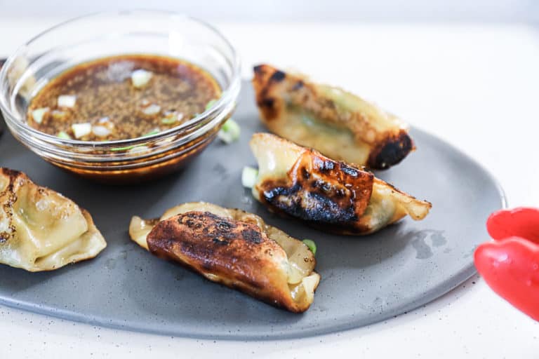 Cooking Trader Joe's Thai Vegetable Gyoza In A Pan (From Frozen) - Sip ...