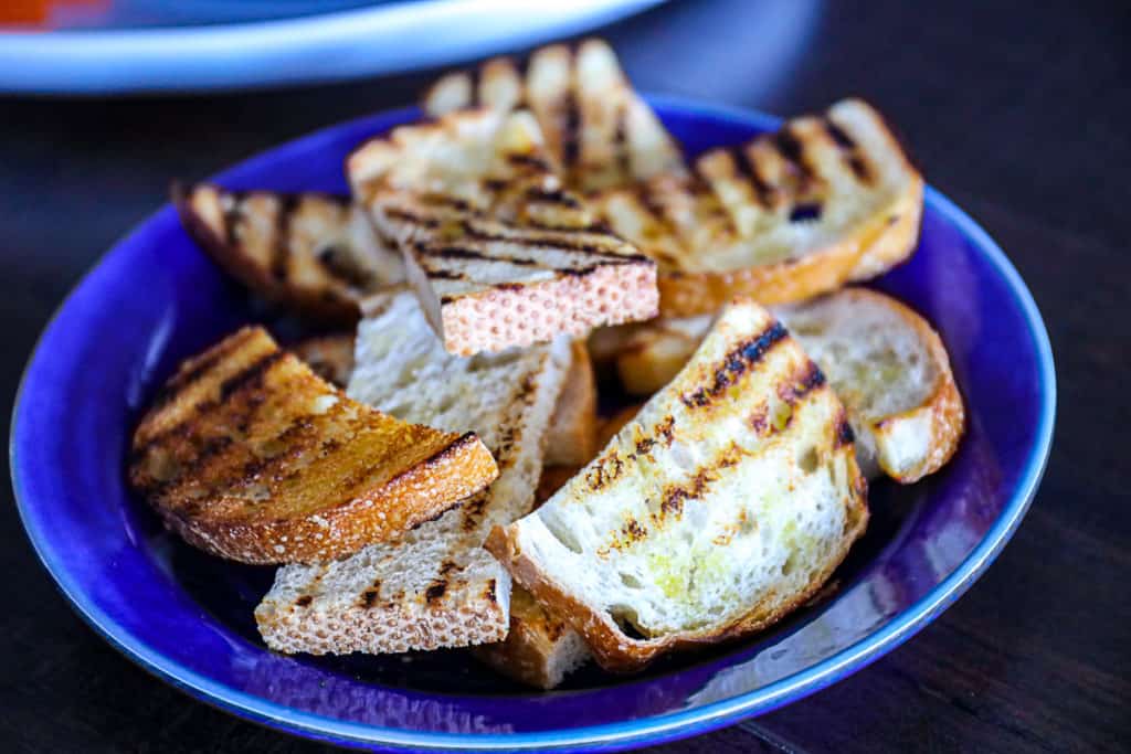 How To Toast Bread In Pan - Grill Pan Crostini - Sip Bite Go