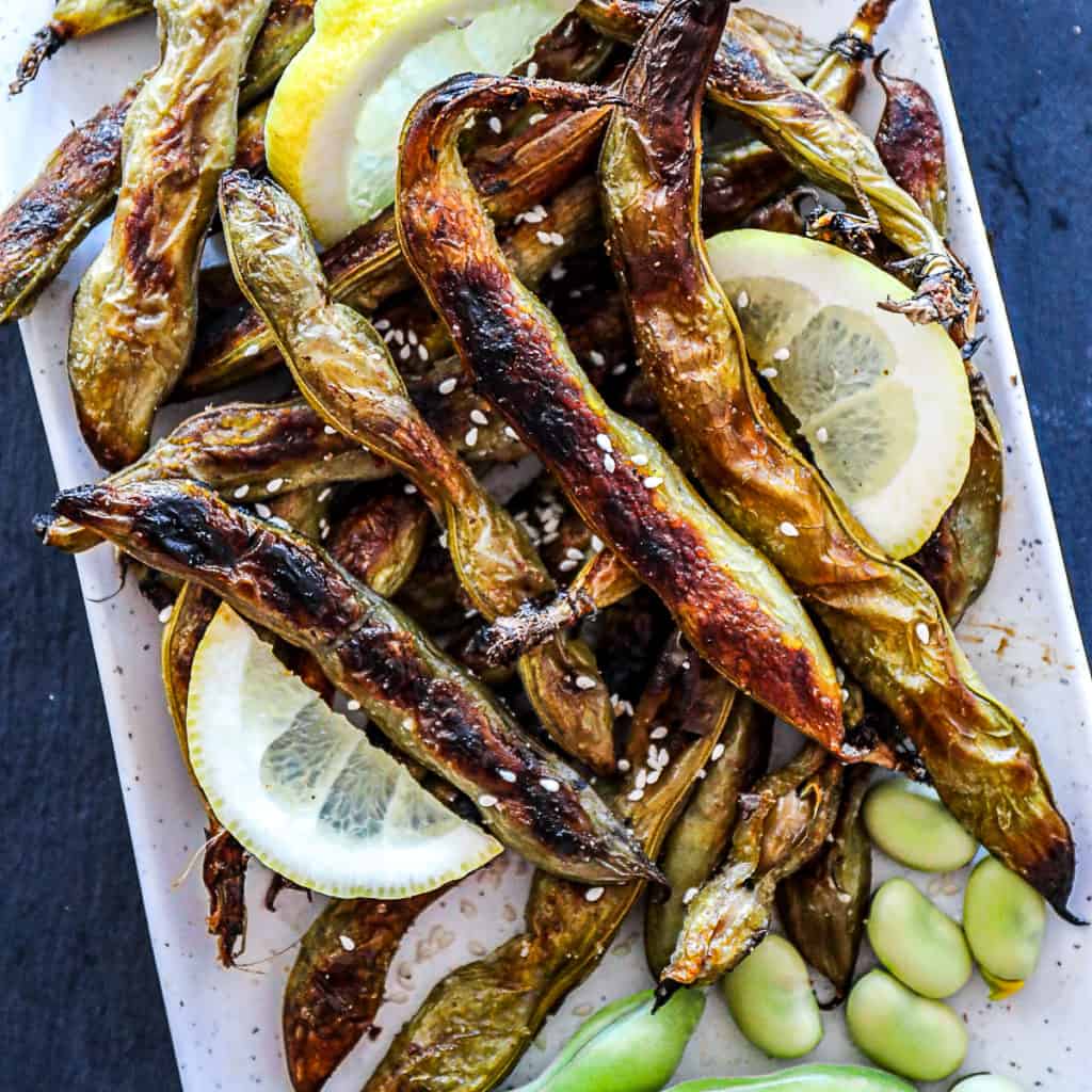 Roasted Fava Beans Recipe - Sip Bite Go