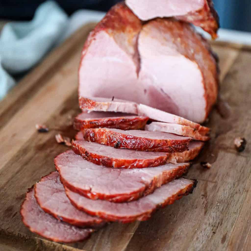 Juicy Traeger Smoked Ham Recipe (Boneless, Butter Basted) - Sip Bite Go