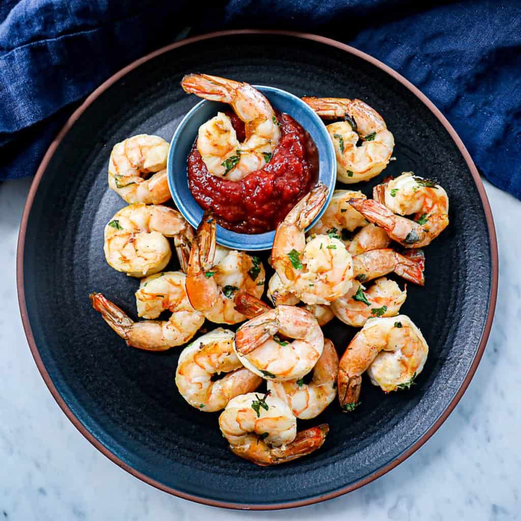 Easy Traeger Smoked Shrimp Recipe (BBQ Pellet Grill) - Sip Bite Go