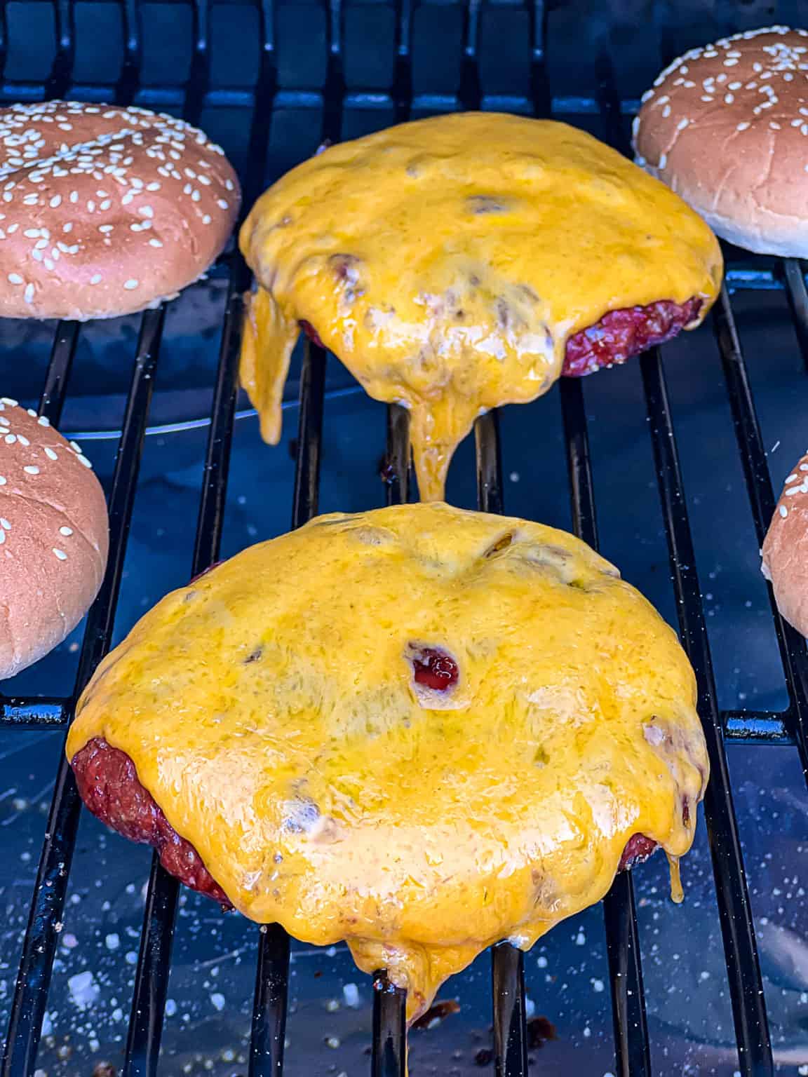 Traeger Smoked Hamburgers, Cheeseburgers On Pellet Grill - Sip Bite Go