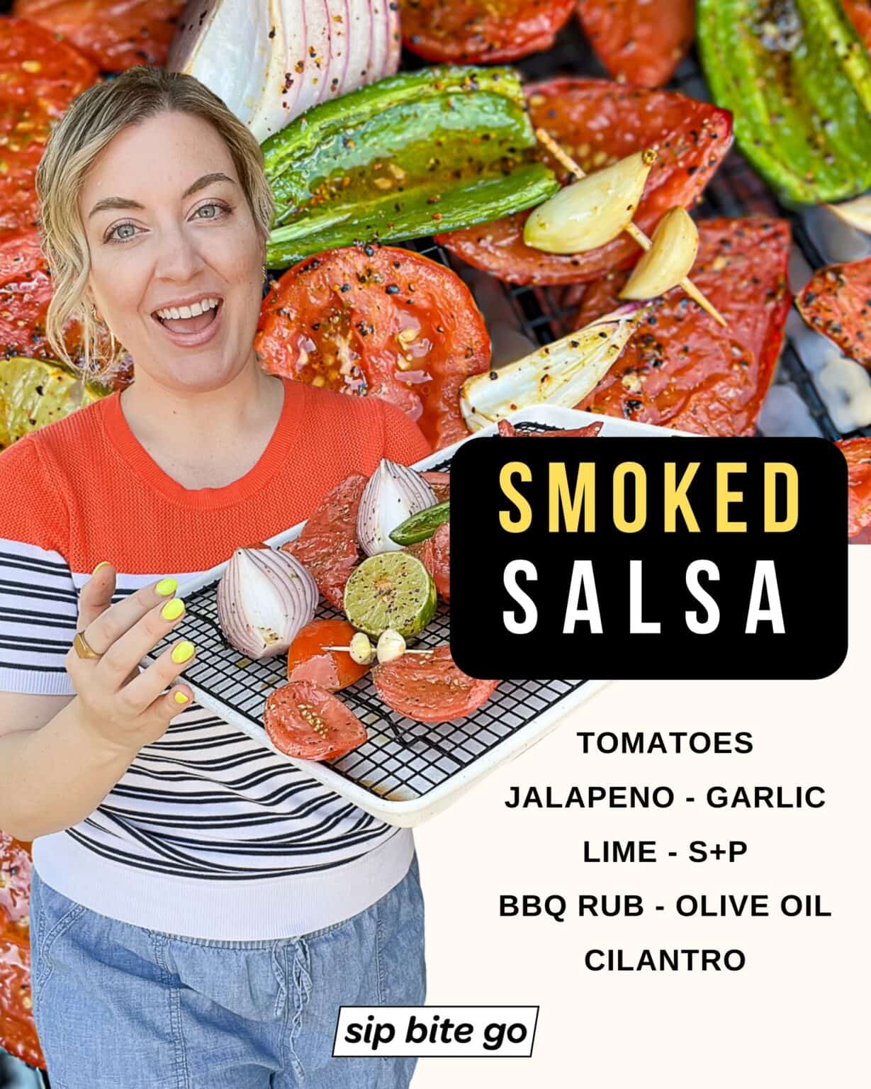 Easy Traeger Smoked Salsa Appetizer For A Crowd - Sip Bite Go