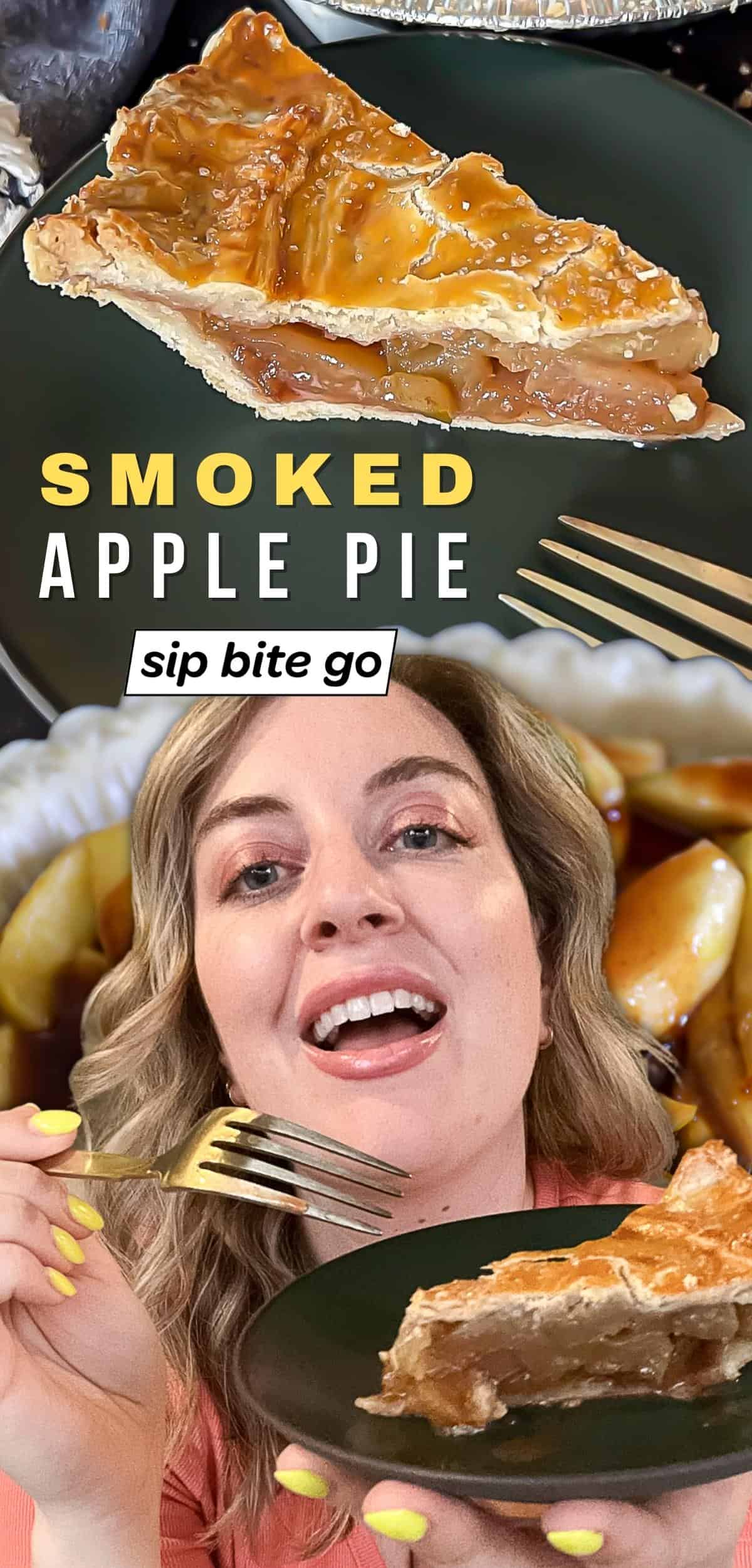 Easy Traeger Smoked Apple Pie Dessert Recipe - Sip Bite Go