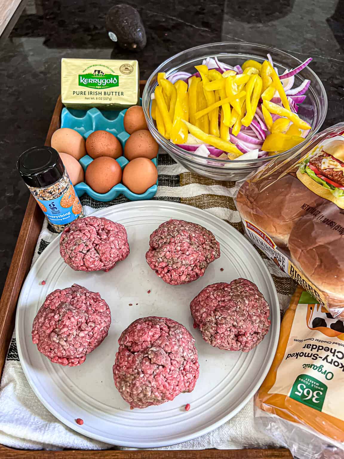 Breakfast Burgers Smashed with Eggs (Flatrock) - Sip Bite Go
