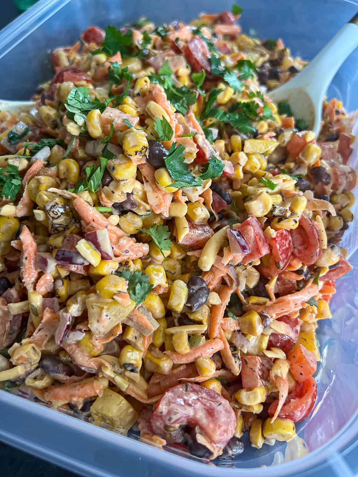 Big Corn Dip Party Appetizer for a Crowd - Sip Bite Go