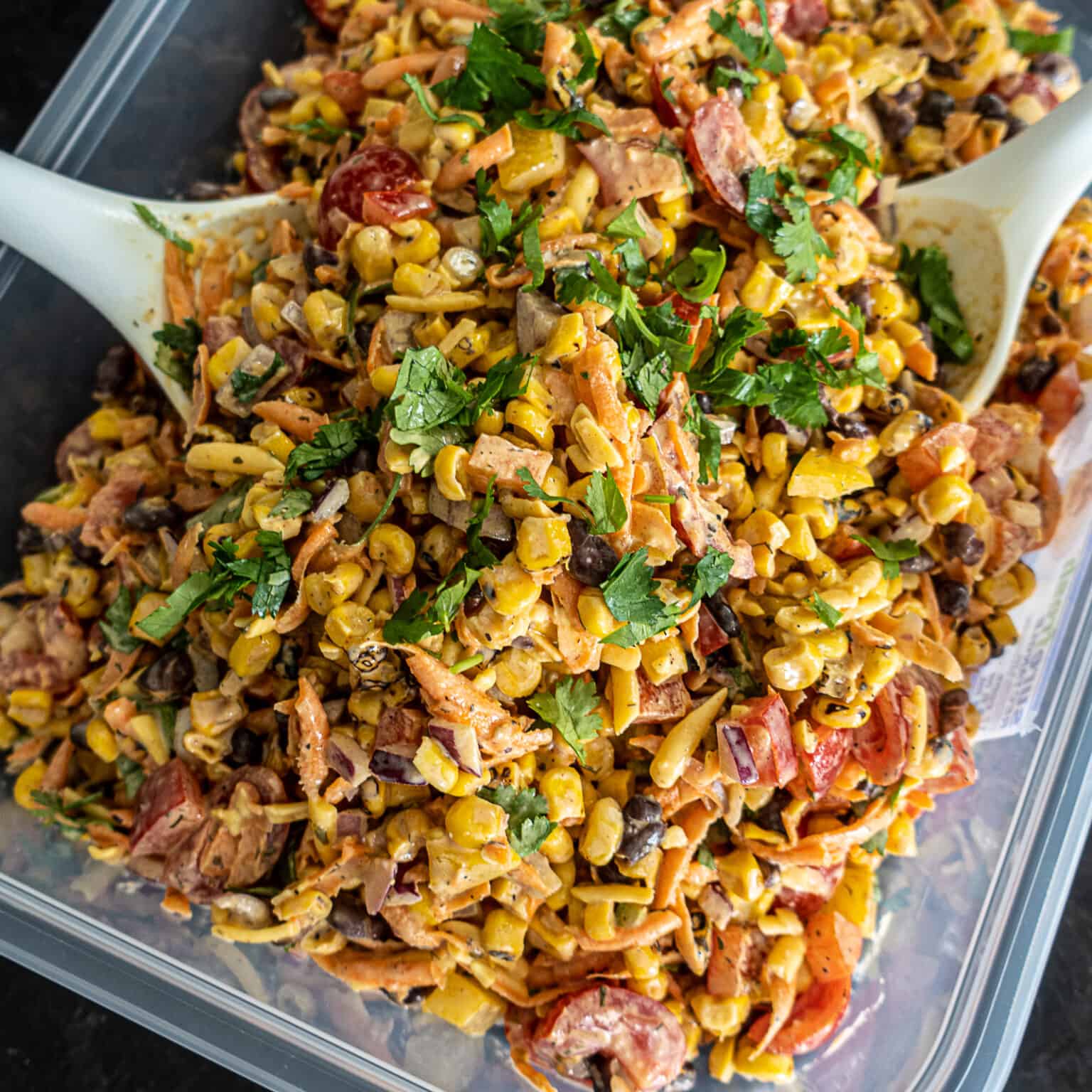 Big Corn Dip Party Appetizer for a Crowd - Sip Bite Go