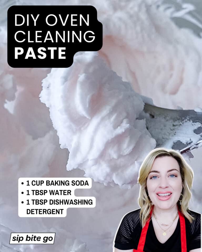 How To Clean An Oven (Easy Paste Recipe) - Sip Bite Go