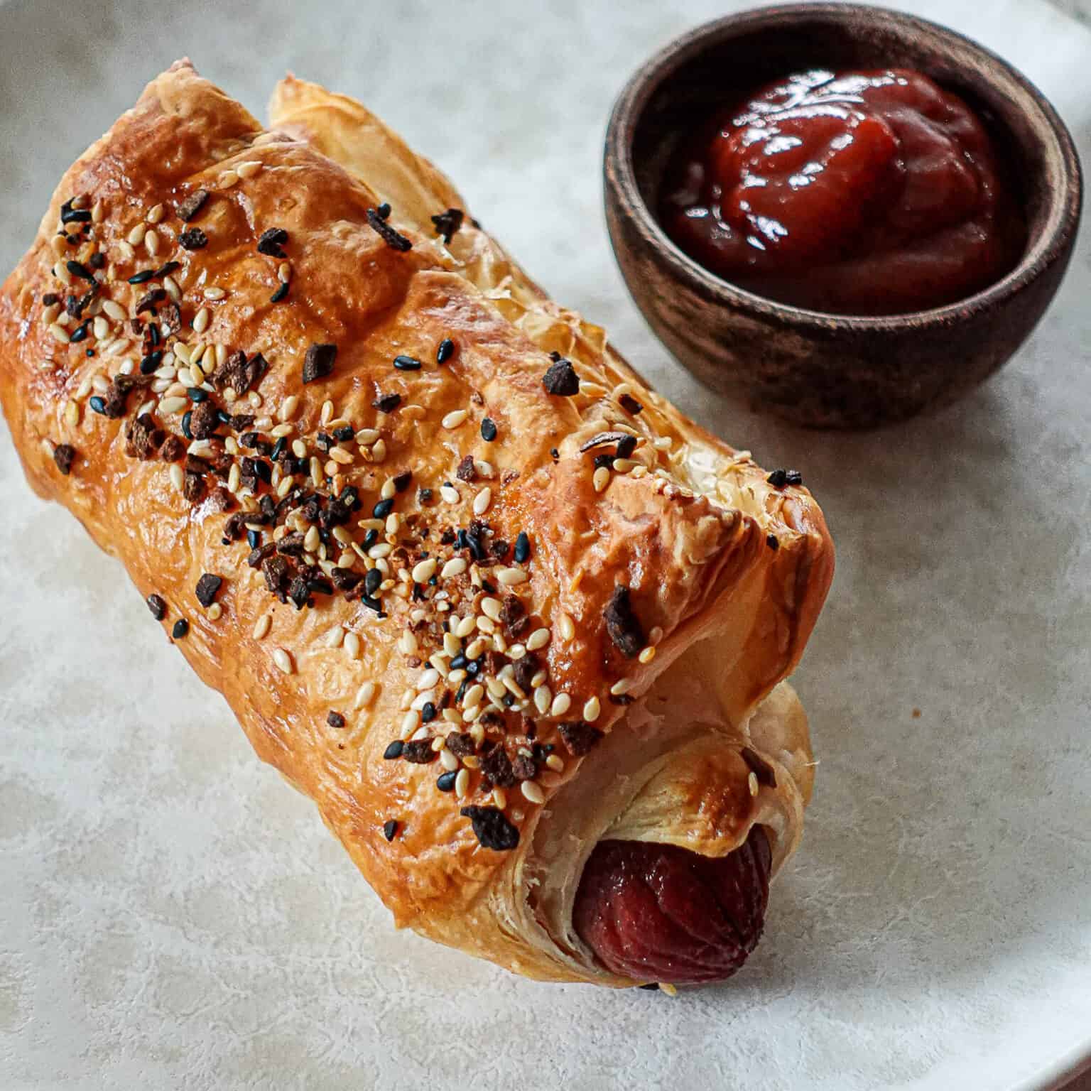 Puff Pastry Hot Dogs Recipe - Sip Bite Go