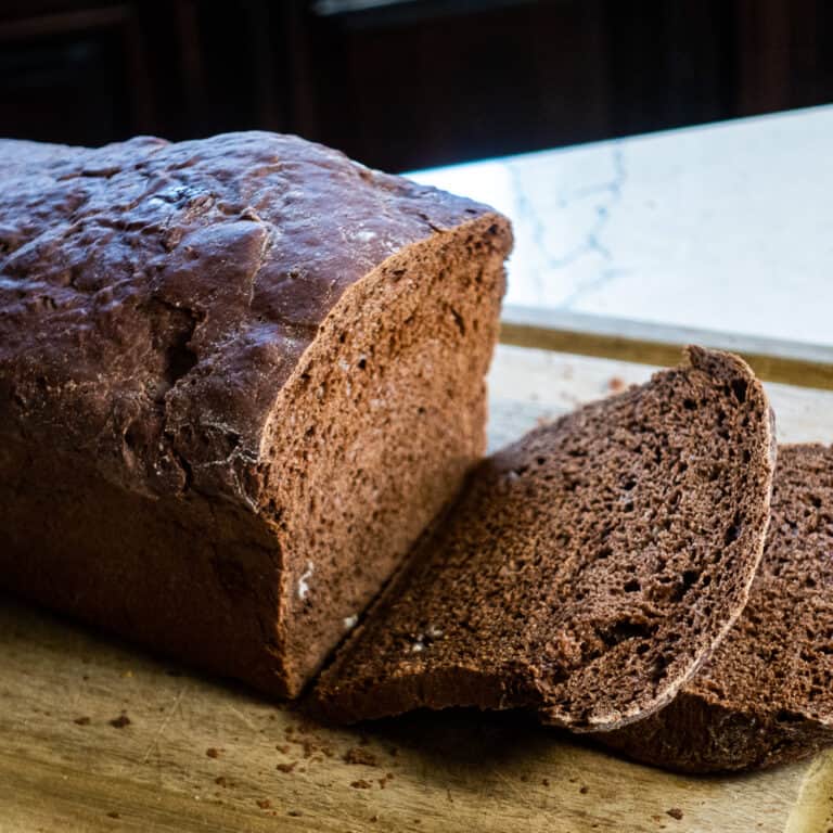 Chocolate Yeast Bread Recipe (Sandwich Loaf) - Sip Bite Go