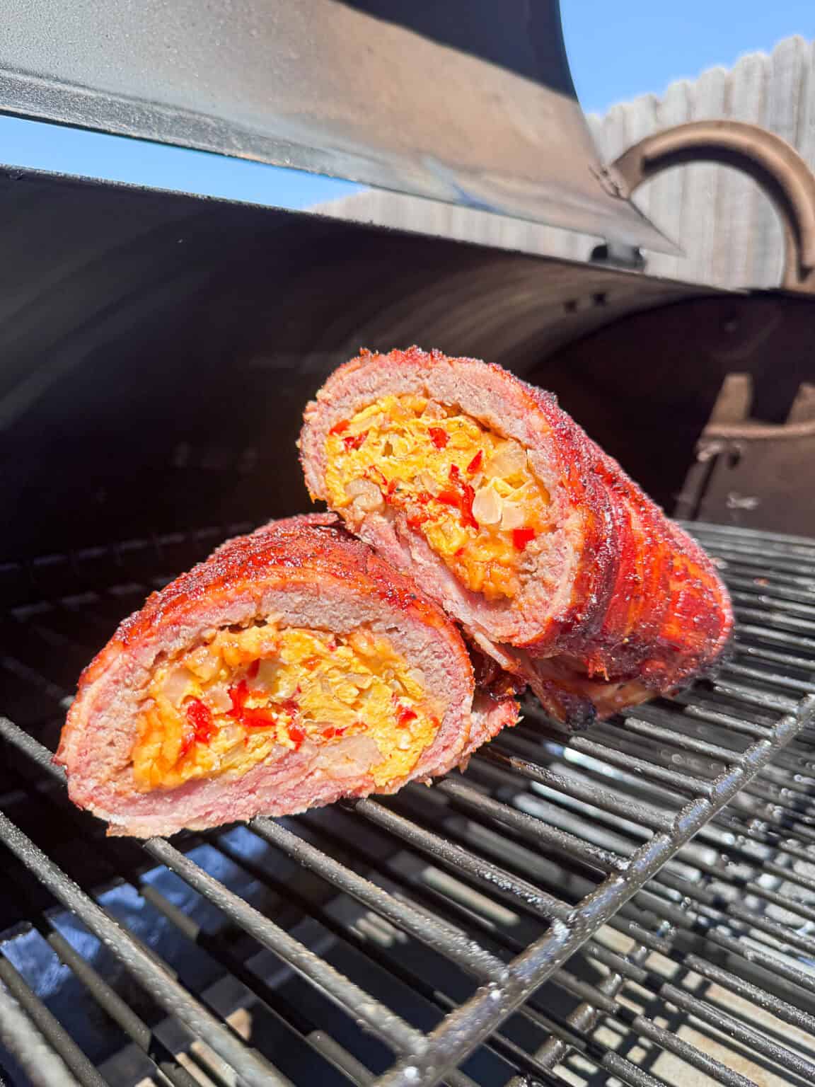 Traeger Smoked Breakfast Fatty - Sip Bite Go