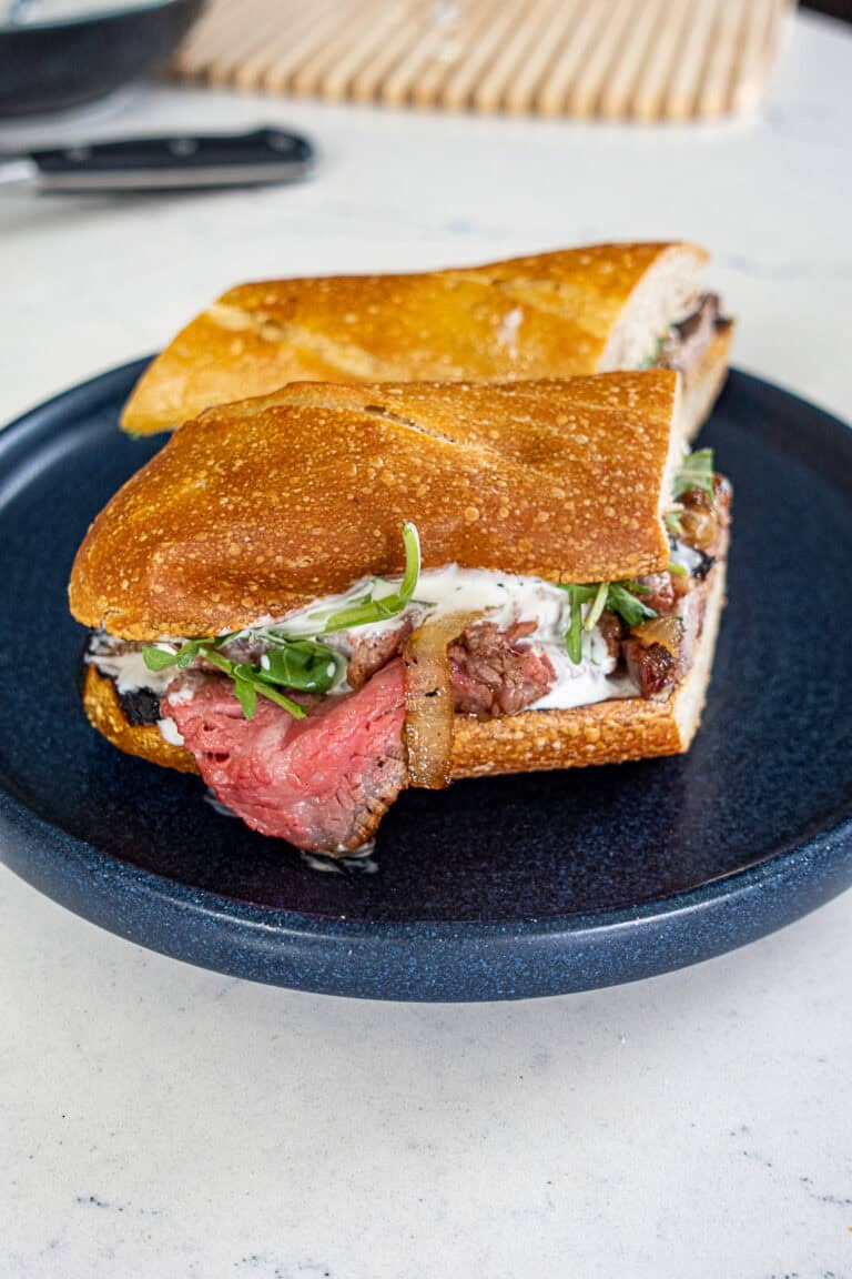 BBQ Smoked Tri Tip Sandwich - Sip Bite Go