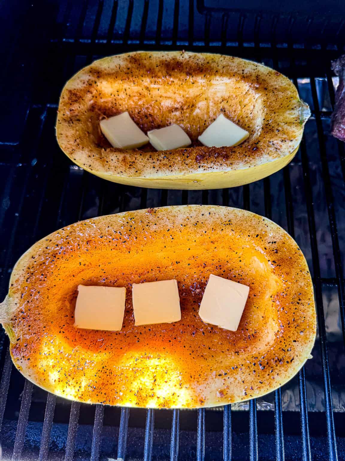 Smoked Spaghetti Squash on the Traeger - Sip Bite Go