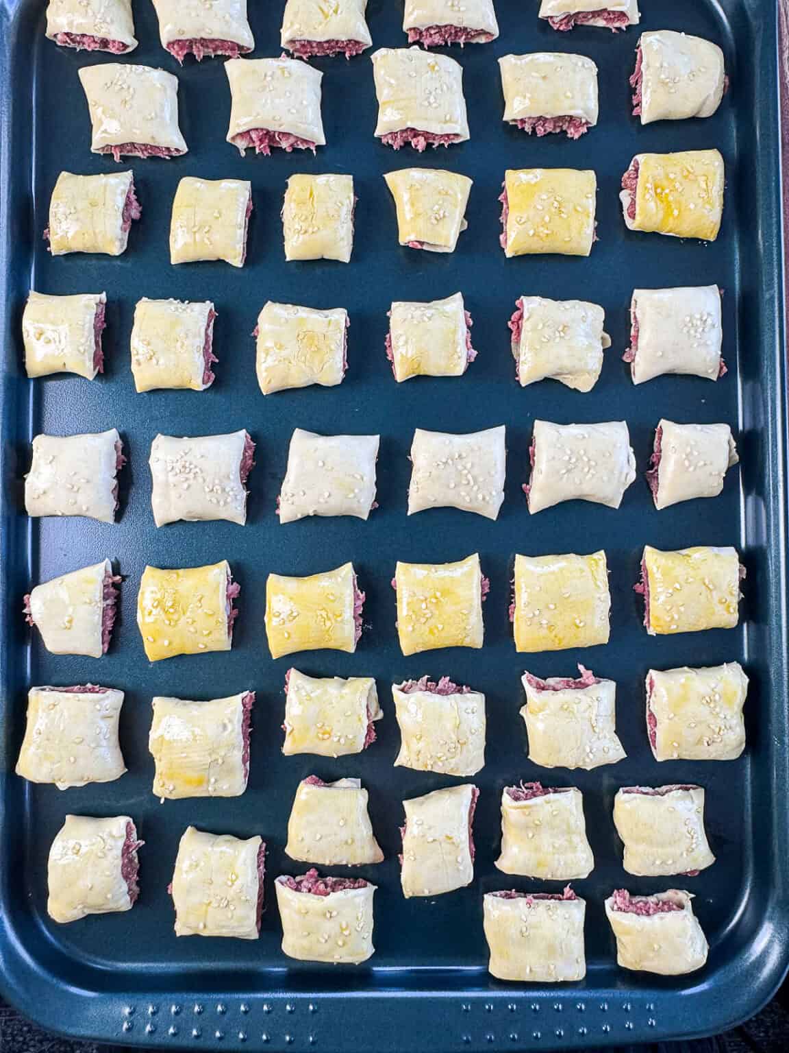 Burger Puff Pastry Bites (Smoked or Oven-Baked) - Sip Bite Go