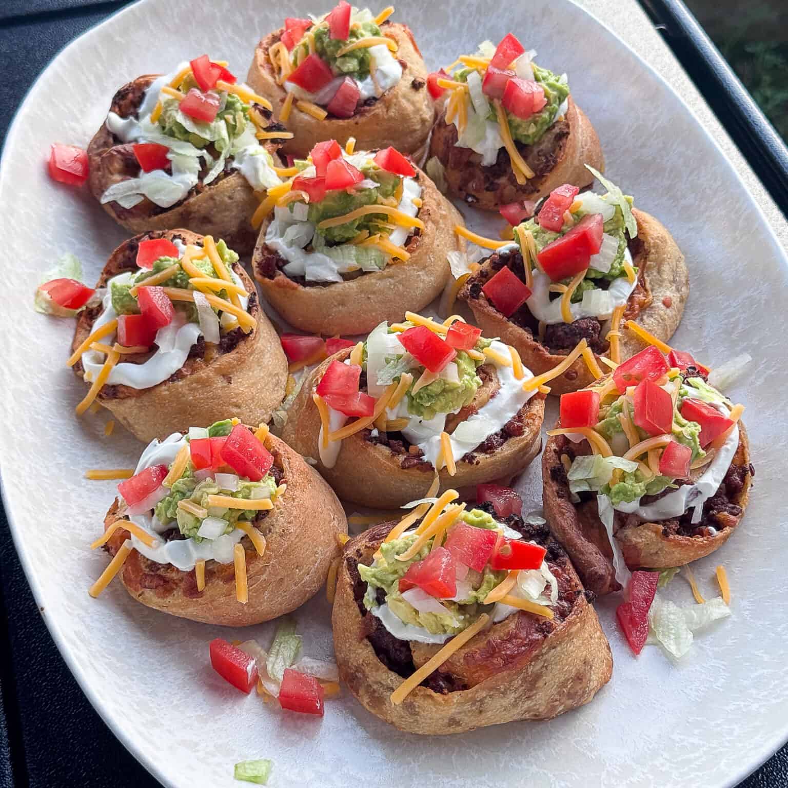 Taco Pizza Rolls (Smoked or Oven-Baked) - Sip Bite Go