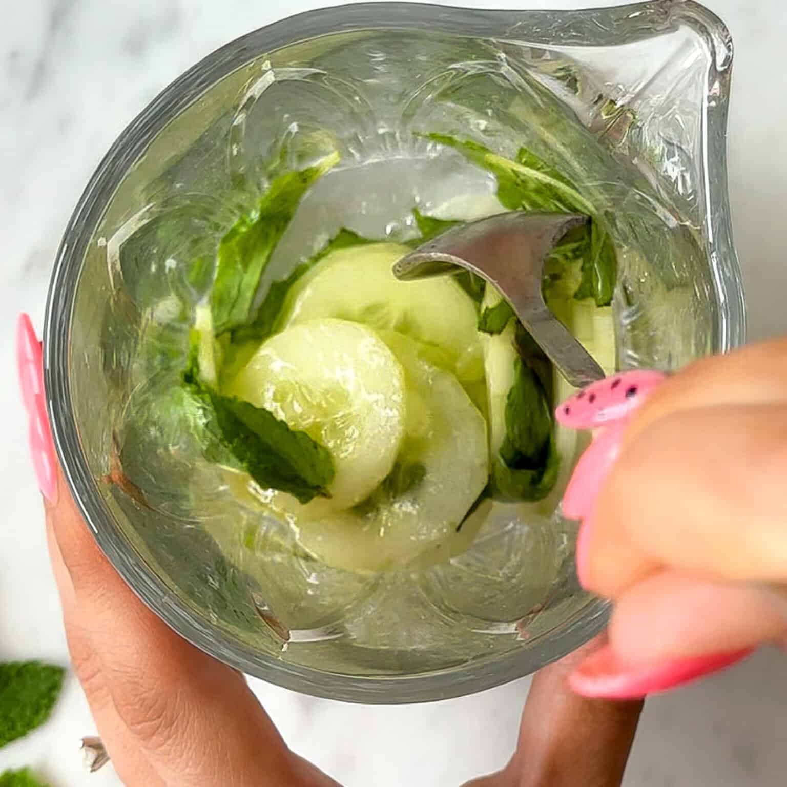 Watermelon Cucumber Gin Cocktail - Sip Bite Go