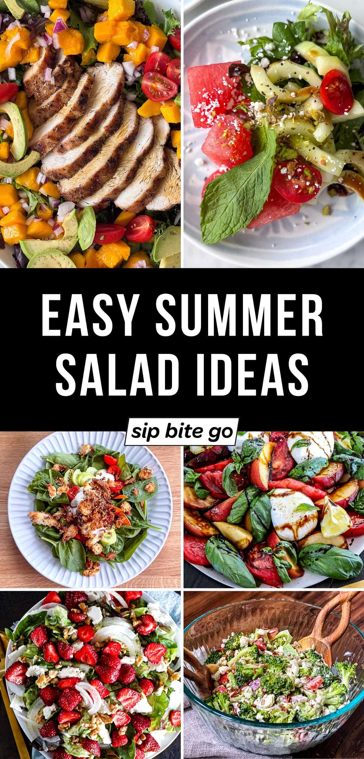 Easy Summer Salads for BBQs, Picnics, and Pool Parties - Sip Bite Go