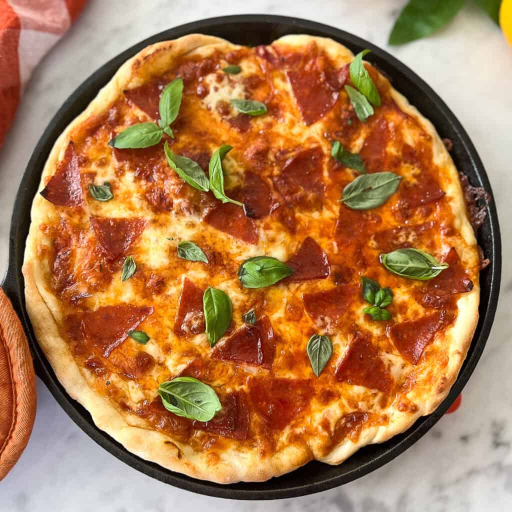 Crispy Pizza Stone Crust (Pizza Recipe + Dough Tips) - Sip Bite Go