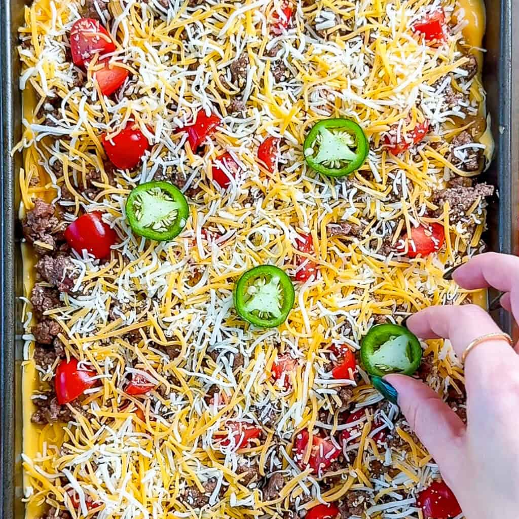 Viral Sheet Pan Nachos With Sliding Cheese - Sip Bite Go