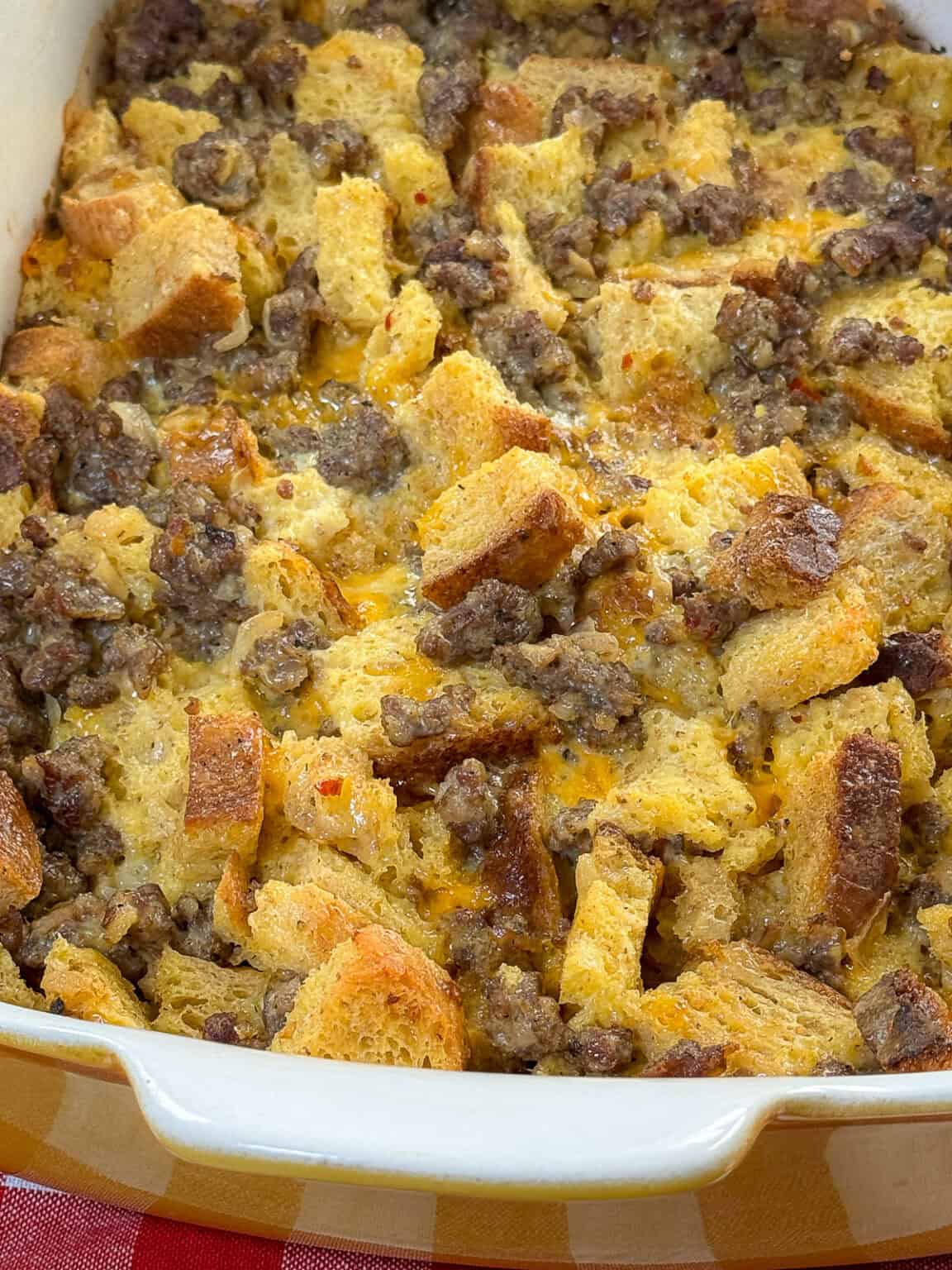 Easy Sausage Egg Casserole (Make-Ahead Breakfast) - Sip Bite Go